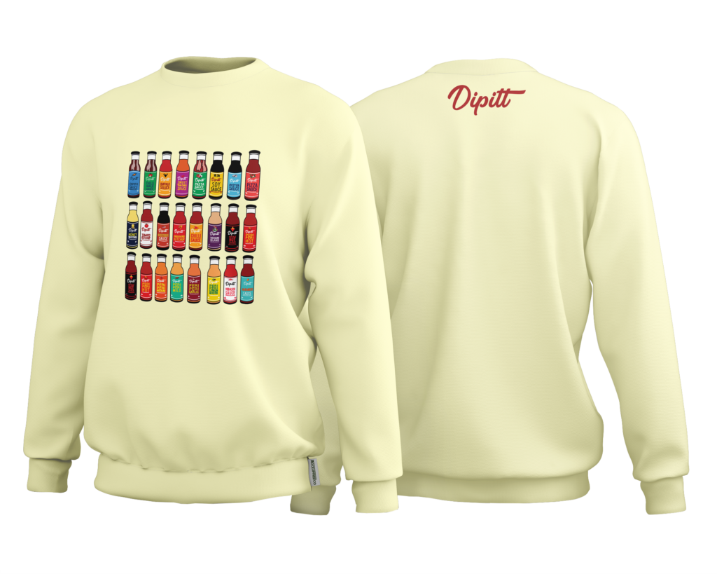 Sweatshirt - Cream - Dipitt